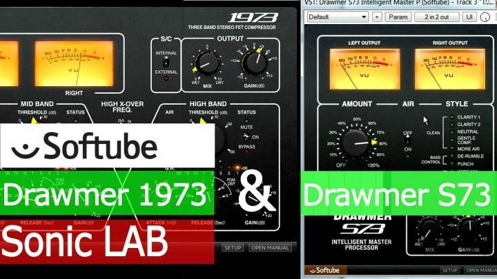 Sonic LAB: Softube Drawmer S73 and 1973 Compressor Plugins (Video) - Sonic State Amped